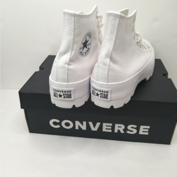 Converse | Shoes | Converse All Star Lugged White High Sneakers | Poshmark